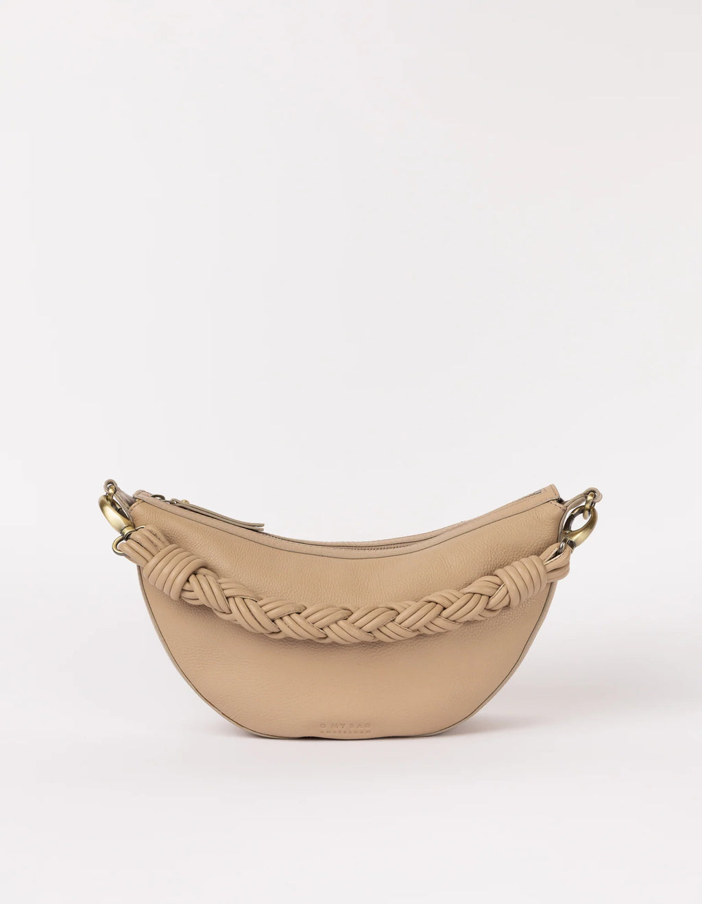 O My Bag - LEO Sand / Gewebtes Weiches Kernleder / Klein – Stana Berlin
